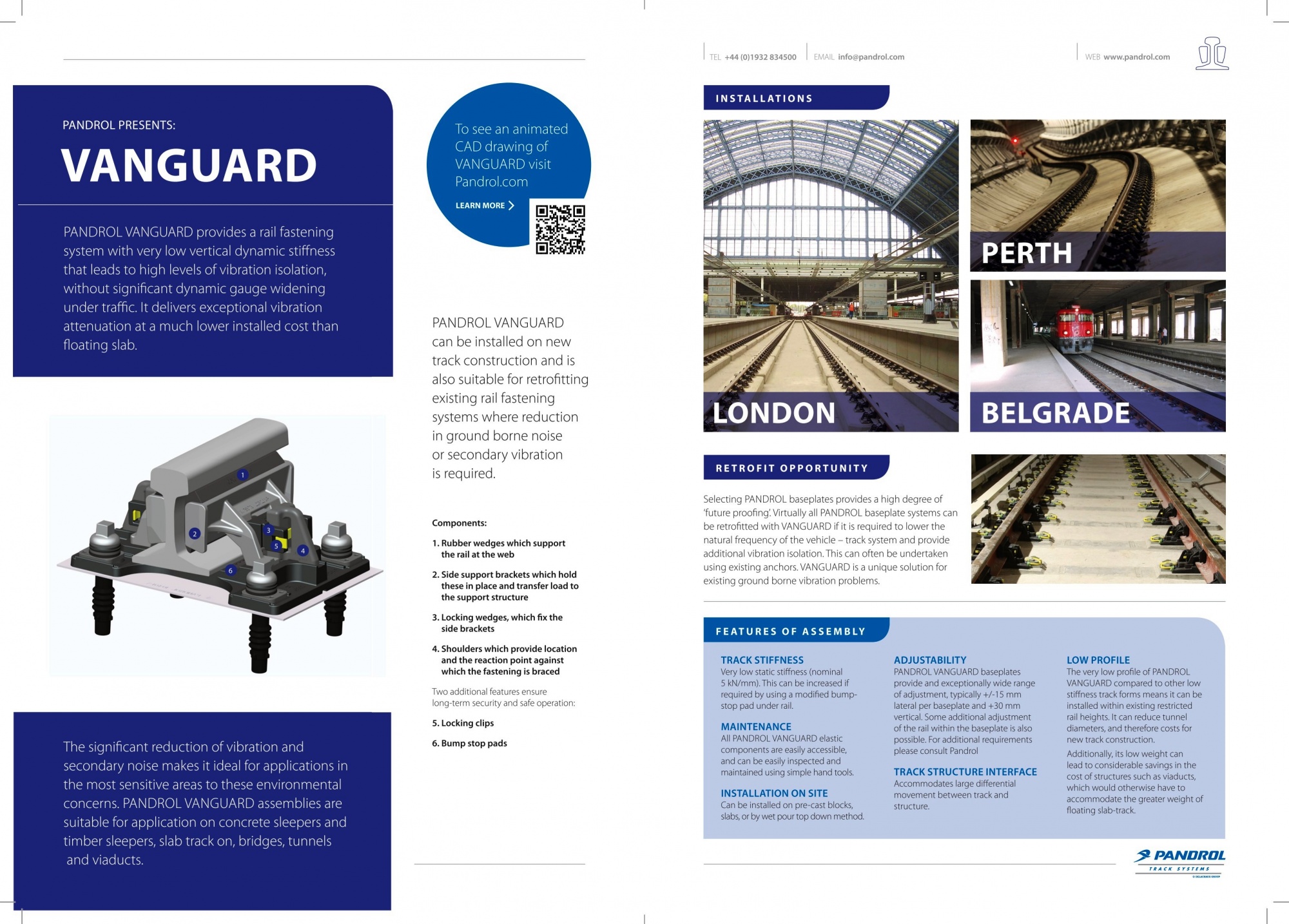 Рельсовое скрепление Pandrol VANGUARD (буклет) — Энциклопедия нашего ...
